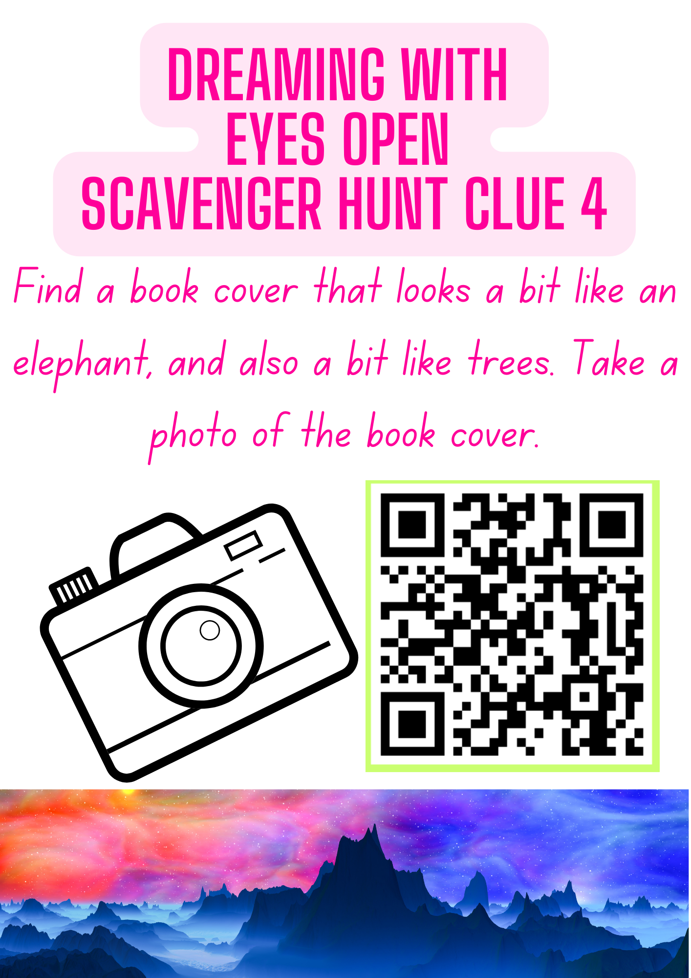 Book Week Scavenger Hunt – Create, learn, discover.
